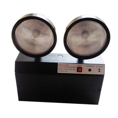 China Custom Battery Operated Twin Spot Emergency Light 220V with Steel Casing - 3+ Hours Duration, 272x80x301mm for sale