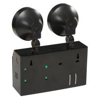 China Custom Battery Operated Twin Spot Emergency Light 220V with Steel Casing - 3+ Hours Duration, 272x80x301mm for sale