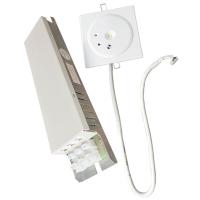 China Indoor Ceiling LED Self-Testing Emergency Light 350mm 3.6V with 3+ Hours Duration for Government Buildings for sale