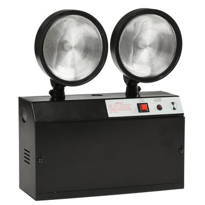 China 2W LED Rechargeable Twin Spot Emergency Light with 3.6V Battery and 3+ Hours Duration - 272x80x301mm for sale