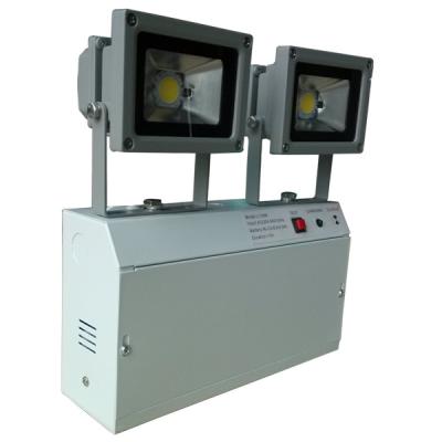 China IP66 Self-Testing Emergency Light Fixture with 2×10W COB LED and 3+ Hour Duration for sale