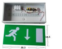 China Running Man Rechargeable LED Exit Sign 392x190mm Wall Mounted with 3+ Hours Backup and CE Certification for sale