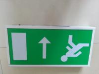 China 30PCS SMD LED Exit Sign with 3 Hours Emergency Operation, 392x190x60mm Wall Mounted Safety Light for sale