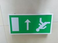 China Interior Maintained LED Exit Sign with 3-Hour Emergency Operation, 30 SMD LEDs, Wall Mounted for Commercial Buildings for sale