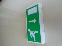 China Interior Maintained LED Exit Sign with 3-Hour Emergency Operation, 30 SMD LEDs, Wall Mounted for Commercial Buildings for sale