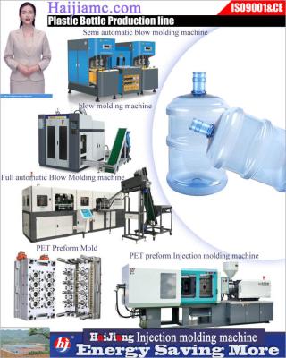 China Customizable PET Preform Injection Molding Machine with 15MPa-250MPa Injection Pressure and 45mm-90mm Screw Diameter for sale