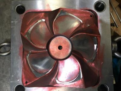 China High Precision Fan Blade Injection Molding Molds Single / Multi Cavity Size Customized for sale
