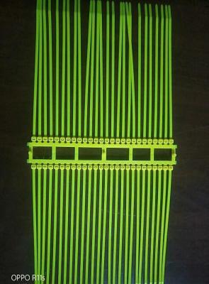China Different Size Nylon Cable Tie Injection Molding Molds Cold / Hot Runner Cr12mov Material for sale