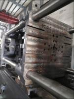China Large Plastic Injection Molding Machine Making Public Dustbin With Wheels for sale