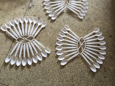 China Tableware Injection Molding Molds , PS PP Spoon Mould 20 Cavities For Restaurant for sale