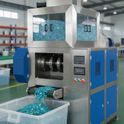 China Flakes Size 12-14mm Or Custom-made Crusher Equipment for Plastic Offering Online Support After Service Ensuring Plastic Waste Processing for sale
