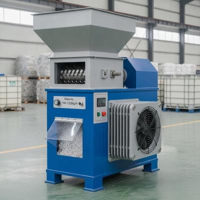 China Crushing Capacity 100-1200kgh Plastic Crusher Machine Featuring Air Cooling System and Frequency 50Hz60Hz Designed for Plastic Waste Recycling for sale
