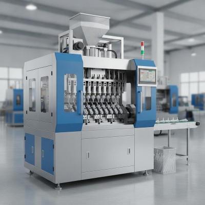China 1800 Clamp Tonnage Syringe Manufacturing Machine Providing PP Material Injection Molding for Medical Syringe Production for sale