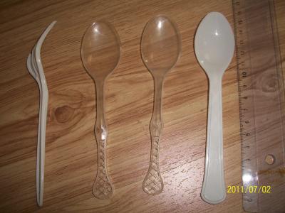 China Tableware Custom Plastic Injection Molding / Multi Cavity Mold For Spoon ,Fork for sale