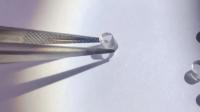 China Dia 2.5 X 3mm Colorless CVD Diamond Cylinder Optical Grade Top And Bottom Polished for sale