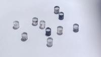 China Dia 2.5 X 3mm Colorless CVD Diamond Cylinder Optical Grade Top And Bottom Polished for sale