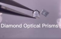 China Colorless mono CVD Lab Grown Diamonds Single Crystal Optical Prism 2x2x1mm for sale