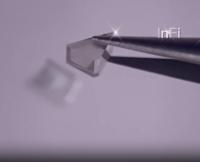 China Colorless mono CVD Lab Grown Diamonds Single Crystal Optical Prism 2x2x1mm for sale