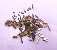 China 3 X 0.6 X 0.6mm 4 X0.8 X0.8mm MCD Diamond Sticks Mono Crystal Diamond Hpht Yellow for sale