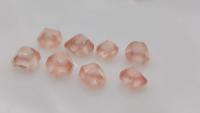 China HPHT CVD Pink Diamond Rough Uncut Diamond For Jewelry Pink  Large Size Diamond for sale