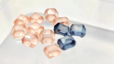 China Pink cvd hpht lab diamond vvs vs pink rough diamond pink raw uncut hpht rough lab grown diamond for jewelry for sale