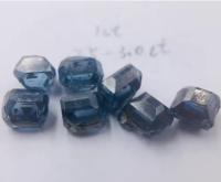 China Blue Uncut HPHT Rough Diamond Industrial Synthetic Diamond For Gem for sale