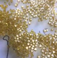China Octahedron Rough Diamonds Hpht Yellow Industrial MCD Diamond Sharp Point for sale