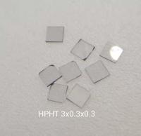 China Unregular Square CVD HPHT Lab Grown Diamonds Mono Diamond Substrate 0.3mm 0.5mm 1mm for sale