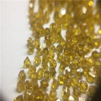 China Industrial Yellow HPHT Lab Grown Diamonds Large Size Monocrystalline Diamond for sale