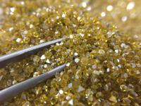 China Industrial Yellow HPHT Lab Grown Diamonds Large Size Monocrystalline Diamond for sale