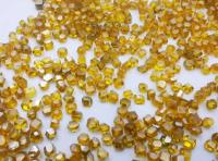 China Yellow Rough Lab Grown Diamonds Hpht 3mm 3.5mm 4mm 4.5mm 5mm for sale