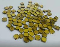 China Yellow HPHT Synthetic MCD Diamond Round Square Grits Industrial Abrasives For Cutting Tools for sale
