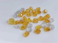 China 0.5-11ct  HPHT Big Size Yellow Rough Diamond Uncut Raw Diamond Stone for sale