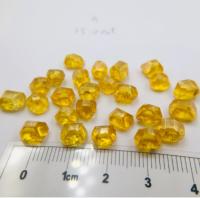 China 6-10ct Orange Yellow HPHT Lab Grown Diamond Uncut Rough Diamond For Industrial for sale