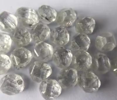 China 10-15ct Big Size White HPHT Rough Lab Grown Diamond For Grinding for sale