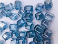China Light Blue color HPHT rough diamond, Dark blue color rough diamond stone, uncut lab grown blue diamond Boron doped hpht diamond 0.1-5ct for sale