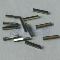 China SCD11 4x0.6x0.6mm Yellow HPHT Diamond Plate With Full Four 90 Degree Corners for sale
