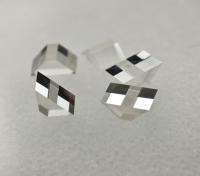 China Cube Or Triangle Optical CVD Diamond Prism Mono / Single Crystalline CVD Diamond for sale