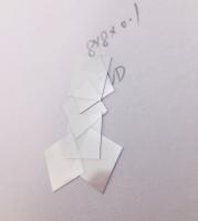 China Semiconductor Single Crystal Substrate CVD Diamond IIA Ultra Thin 100 Micron Thick for sale