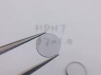 China HPHT IIA Type Colorless White Diamond Plate Lab Grown Diamond Plate 111 110 100 Orientation square Round Shape for sale
