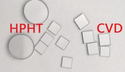 China HPHT IIA Type Colorless White Diamond Plate Lab Grown Diamond Plate 111 110 100 Orientation square Round Shape for sale
