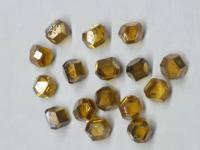 China yellow Color HPHT Rough Mono Crystal Diamond Industrial Grade for cutting tools for sale
