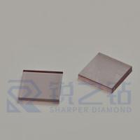 China Optical Grade Pink CVD Diamond Plate 3x3x0.5mm Synthetic CVD Lab Grown Diamond for sale