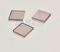 China Optical Grade Pink CVD Diamond Plate 3x3x0.5mm Synthetic CVD Lab Grown Diamond for sale