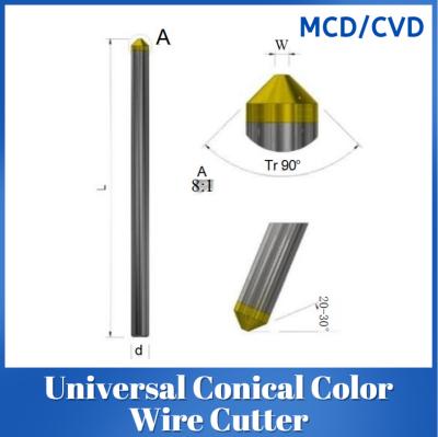 China Universal MCD CVD Diamond Cutter Conical Color Wire Cutter For Industrial for sale