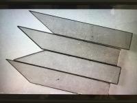 China 6.5*3.3*0.2mm 110 Orientation CVD Diamond Blades for Ophthalmic Knives and Microtomes for sale