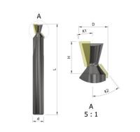 China Multi Angle MCD PCD CVD Diamond Tools Modular Chamfering Cutter for sale