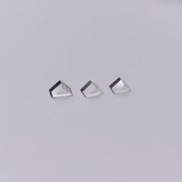 China Triangle Prism Optical CVD Diamond 6-Side Polished High Transparency Loose Mono Crystal Diamond for sale