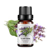 China 10ml Organic Clary Sage Essential Oil Aromatherapy Body Diffuser Spa for sale