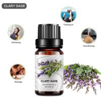 China 10ml Organic Clary Sage Essential Oil Aromatherapy Body Diffuser Spa for sale